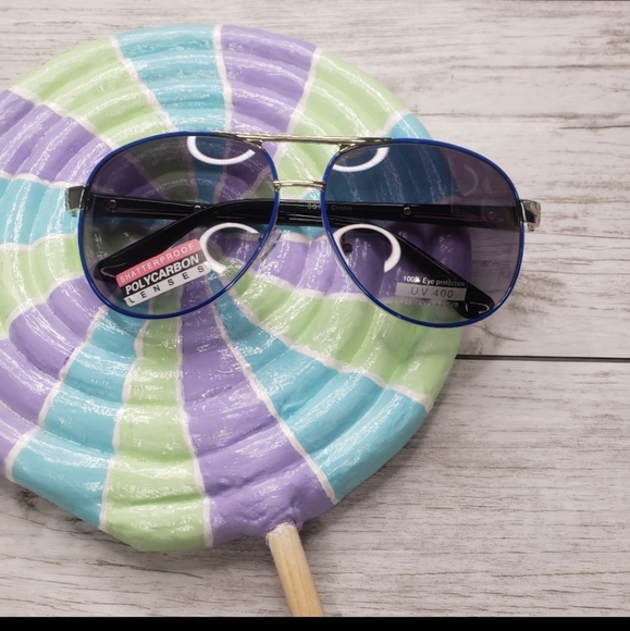 Meadow of Thread | Accessories | Aviator Sunglasses Blue Sunnies Summer ...